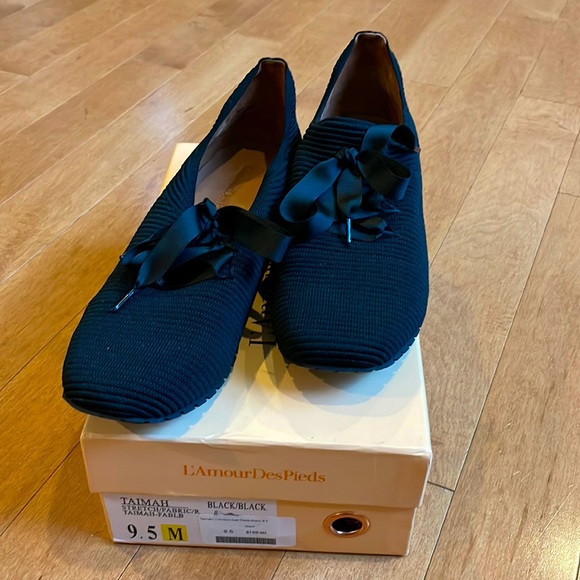 L'Amour | Shoes | Nwb Lamour Des Pieds Black Taimah Shoes In 95 | Poshmark